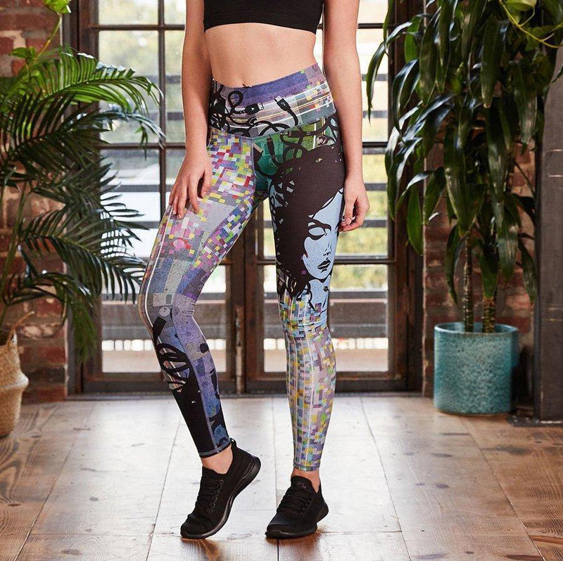 Unplug High Waist Leggings - Niyama Sol - simplyWORKOUT – SIMPLYWORKOUT
